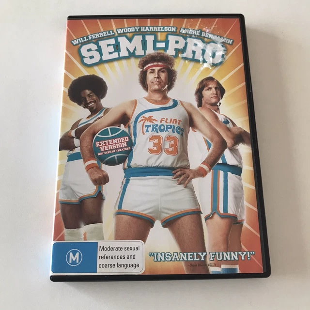 SEMI-PRO DVD REGION 4 PAL Movie Will Ferrell Woody Harrelson Andre ...