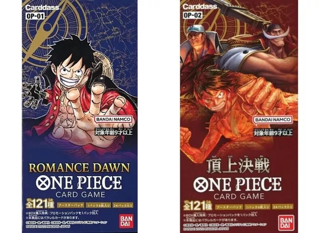 ONE PIECE CARD Game Booster Box SET Romance Dawn OP-01 Paramount War OP-02 Japan £147.75 ...