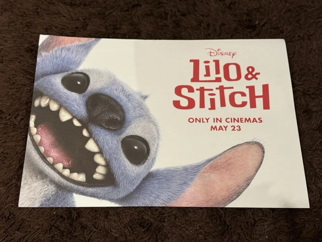 DISNEY LILO & Stitch 2025 Movie Cinema Exclusive Poster A3 £2.28 ...