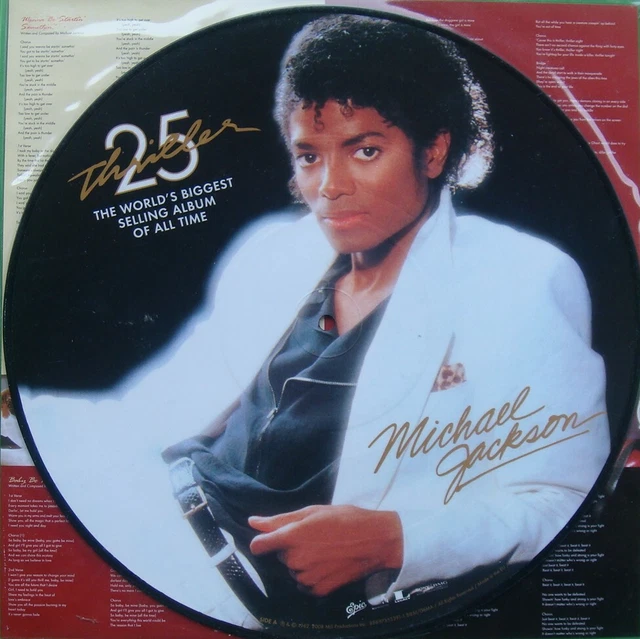 MICHAEL JACKSON & thriller : 25 ème anniversaire " Picture disque de ...