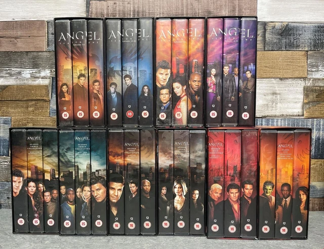 ANGEL BOX SET Seasons 1-5 On 30 x VHS Video Cassette Tapes £47.99 ...