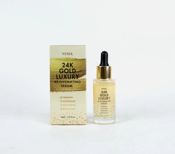 YESUL 24K GOLD Luxury Rejuvenating Serum 1.01Oz Firming Soothing ...