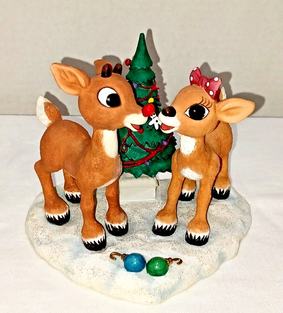 RUDOLPH RED NOSED Reindeer Misfit Toys Clarice Deluxe Figurine Enesco ...