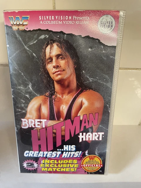 WWF BRET HITMAN Hart His Greatest Hits Wrestling Video Pal Vhs 1993 Wwe ...
