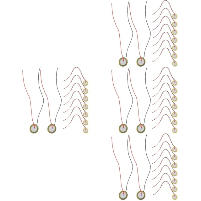 60 PCS PICKUP Disc Elements Mic Sound Trigger Sensor Guitar £26.38 ...