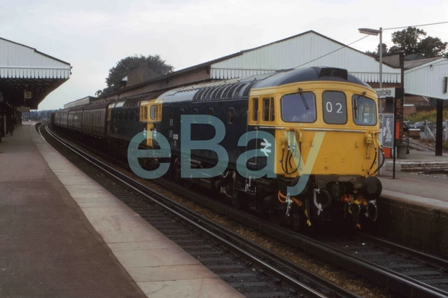 35MM RAILWAY SLIDE of Class 33 33103 @ Basingstoke Copyright to Buyer £ ...