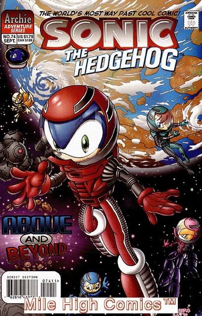 Sonic The Hedgehog The Series 1993 Series Archie 69 Near Mint