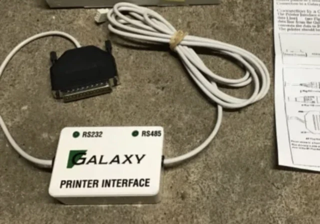 HONEYWELL GALAXY A161 Printer Interface RS232/RS485 Lead Kit £29.99 - PicClick UK