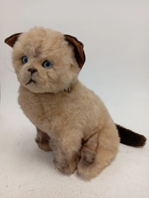 VINTAGE REAL SOFT Toys Cat Plush - Made in England - Collectable £12.50 ...