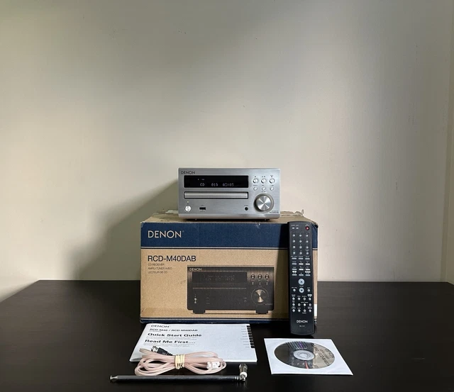 BOXED DENON RCD-M40DAB Hi-Fi Receiver DAB/FM Radio & CD Player + Remote ...