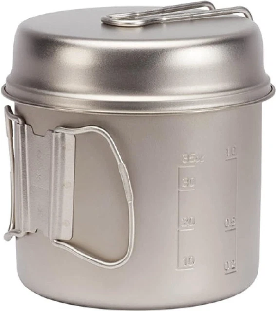 SNOW PEAK (SNOW peak) Titanium Trek SCS Pot capacity: 900ml Lid ...