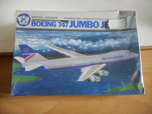 MODELKIT HOBBY MASTER Boeing Jumbo Jet 747/300 Britsh Airways in Box ...