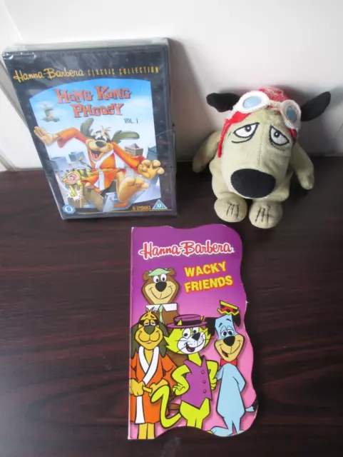 New Hong Kong Phooey Dvd Hanna Barbera Board Book Wacky Friends Mutley
