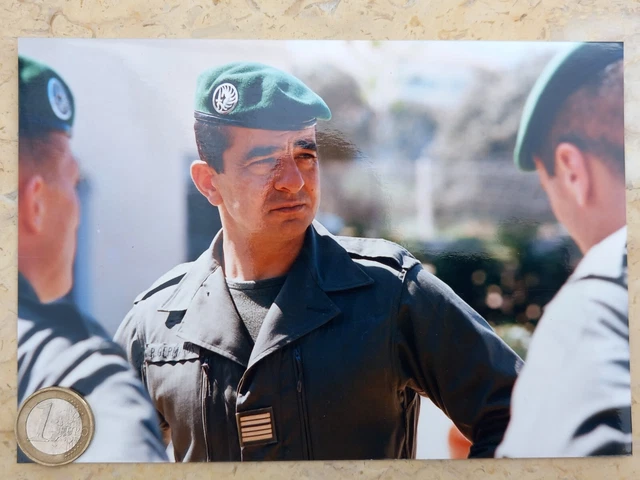 PHOTO SIRPA ECPA General Germanos Foreign Legion 2nd REP Beret Green ...