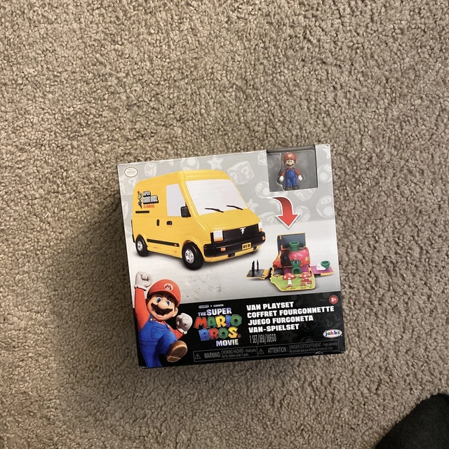 THE SUPER MARIO Bros Movie 2023 Van Playset Mini Mario 1” Figure Jakks ...