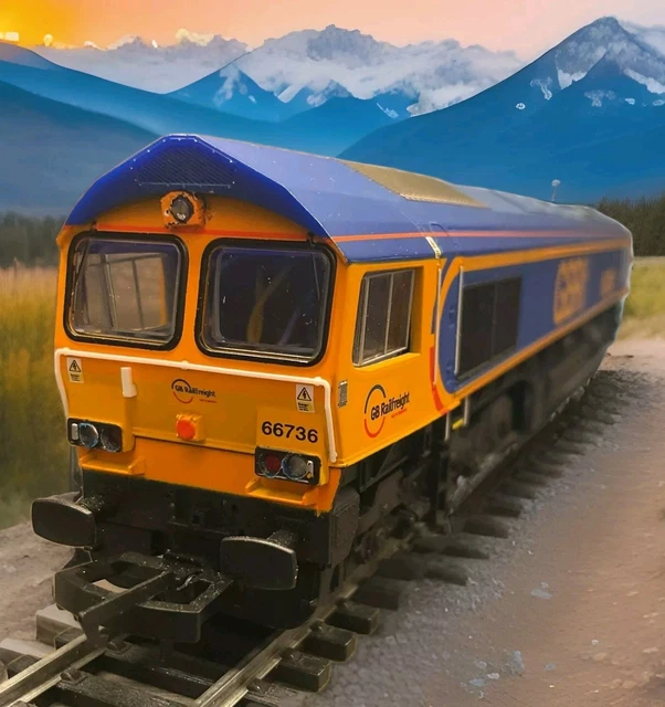 HORNBY 66736 GBRF Blue Diesel Railfreight Loco OO Gauge + Working ...