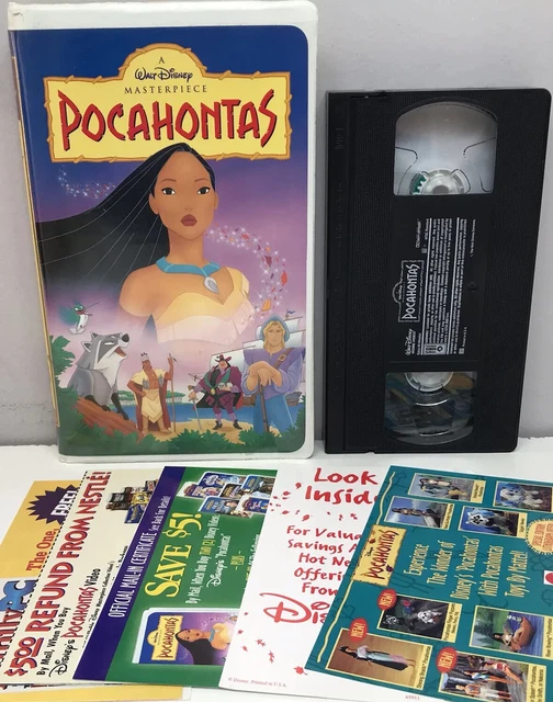 DISNEY POCAHONTAS VHS Video Tape Masterpiece Collection BUY 2 GET 1 ...