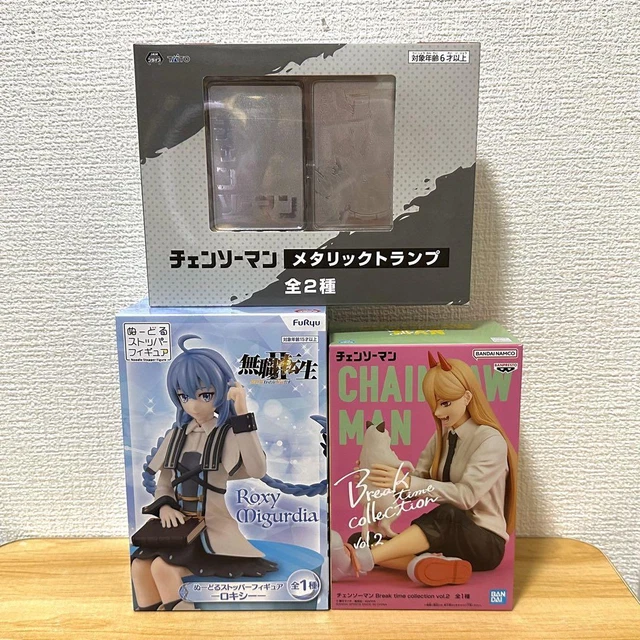 MUSHOKU TENSEI ROXY Chainsaw Man Power Figure Metallic Playing Cards £ ...