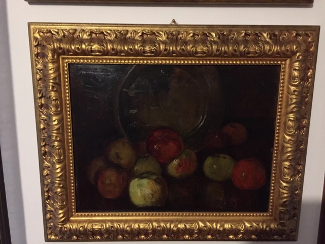 GIULIO ROMANO VERCELLI,OLIO,HUILE,FIRMATO, Stemma Sabaudo Dogana Regia ...