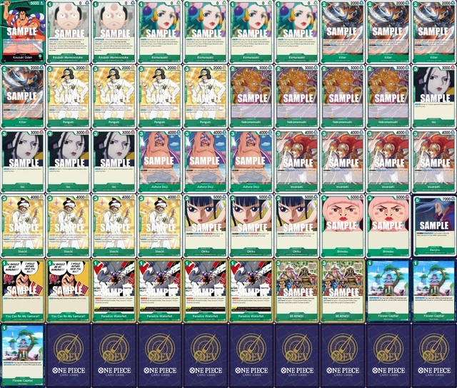 ONE PIECE TCG - OP01-031 Kouzuki Oden - Full Deck Made of C, UC, R Cards $50.00 - PicClick AU