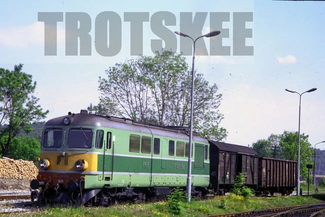 35MM SLIDE PKP Poland Railways Diesel Loco ST43 194 Stronie 1990 Original £12.62 - PicClick UK