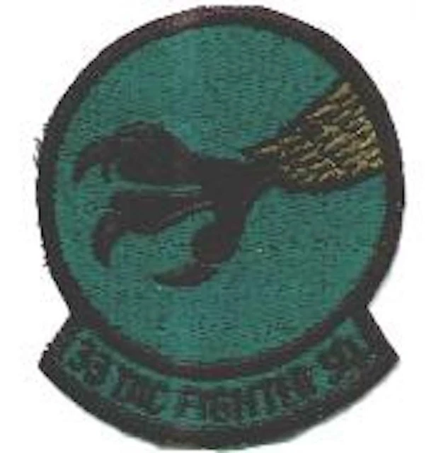 USAF AIR FORCE 33Rd Tactical Fighter Squadron Subdued Embroidered ...