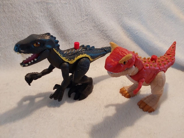 JURASSIC WORLD **DINOSAURS Indoraptor & Carnotaurus** Imaginext EUR 19 ...