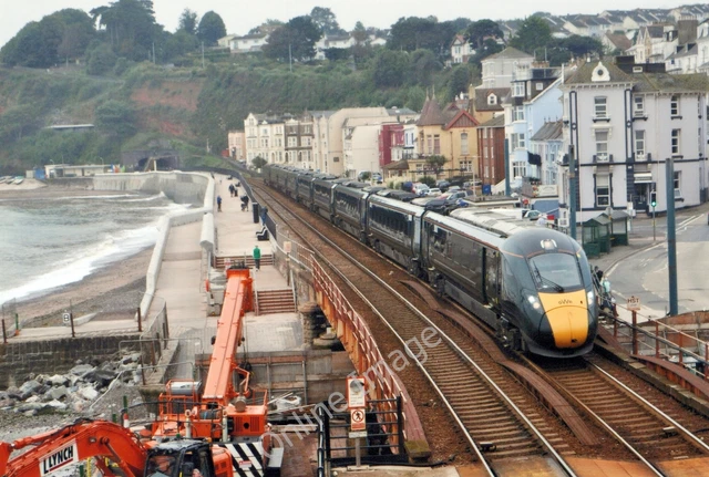 RAILWAY PHOTO 12X8 Class 802 IEP Dawlish Seafront 14/9/2021 £6.00 ...