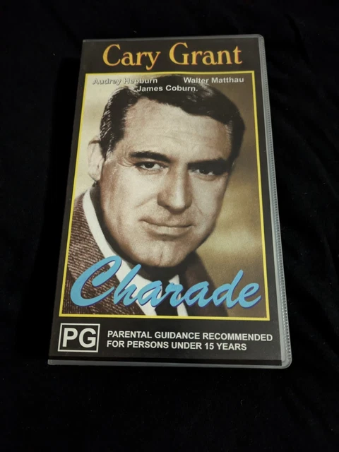 CHARADE (VHS, 1963) Audrey Hepburn, Cary Grant, James Coburn $14.00 ...