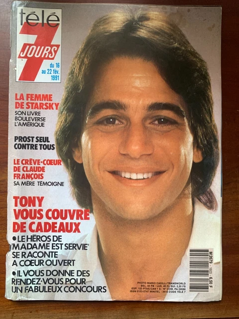 TÉLÉ 7 JOURS 16/02/1991: Tony Danza/ Claude François/ Lio/ Nicole ...