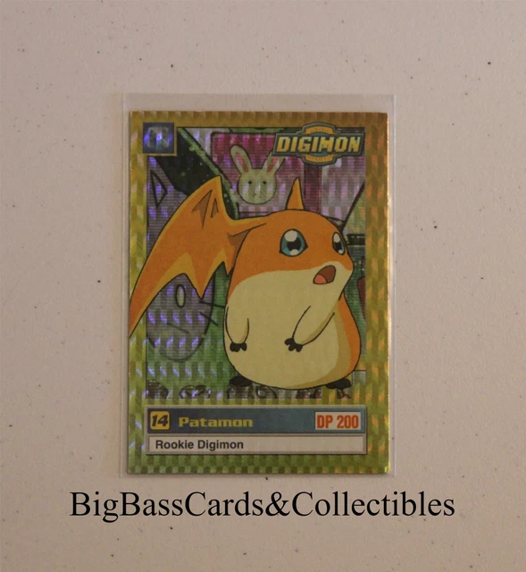 BANDAI DIGIMON COLLECTIBLE Cards Patamon Foil 17/34 Animated Series 1 ...