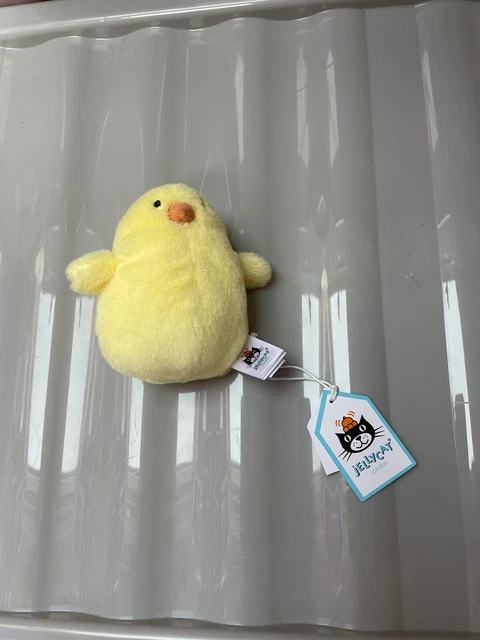 JELLYCAT CHICKY CHEEPER yellow lemon chick easter soft plush toy new ...