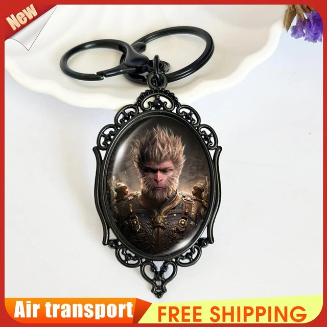BLACK MYTH WUKONG Keychain Metal WuKong Key Chain Pendant Bag ...