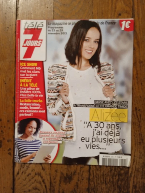 MAGAZINE TÉLÉ 7 jours de 2013 - Alizée EUR 4,00 - PicClick FR