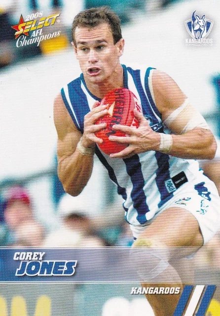 AFL 2008 SELECT North Melbourne - Corey Jones Card No.104 $2.20 ...