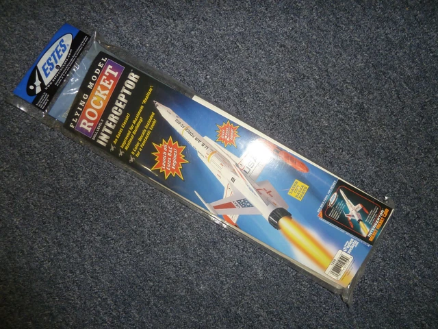 ESTES INTERCEPTOR FLYING Model Rocket Kit #1250 $22.50 - PicClick