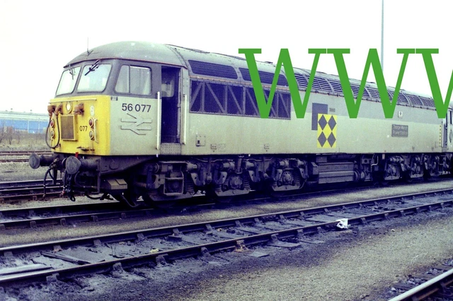 UK RAILWAYS 35MM COLOUR NEGATIVES: 47378-37066-56083-56077 CARR LOCO ...