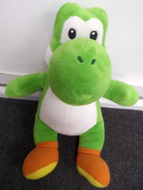 BUILD A BEAR Official Nintendo Super Mario Yoshi 17” Plush Soft Teddy £ ...