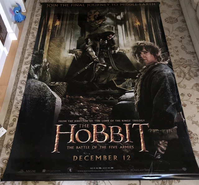 THE HOBBIT ORIGINAL Cinema Banner 8ft - Thorin Bilbo £55.00 - PicClick UK