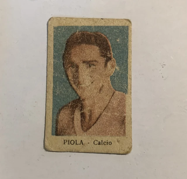 FIGURINA STICKER CALCIATORI Silvio Piola Anteguerra Rara Originale 🔴 ...