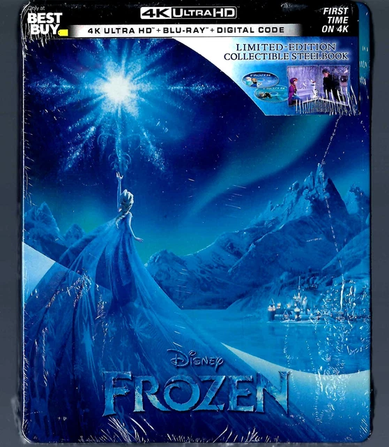 DISNEY FROZEN 4K Ultra + Blu-Ray + Digital Code Limited Edition New £12 ...