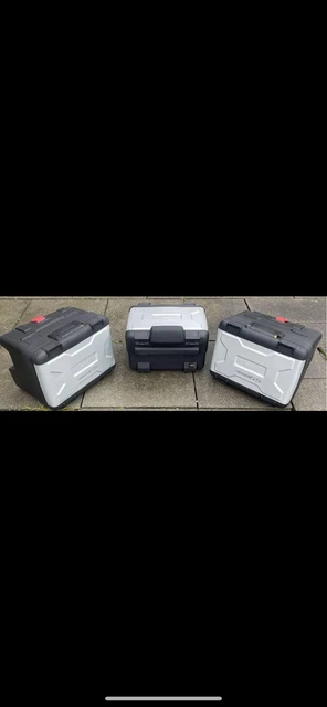 BMW R1200GS SET Of Vario Top Box And Pair Side Panniers Fits Yrs (2004 ...