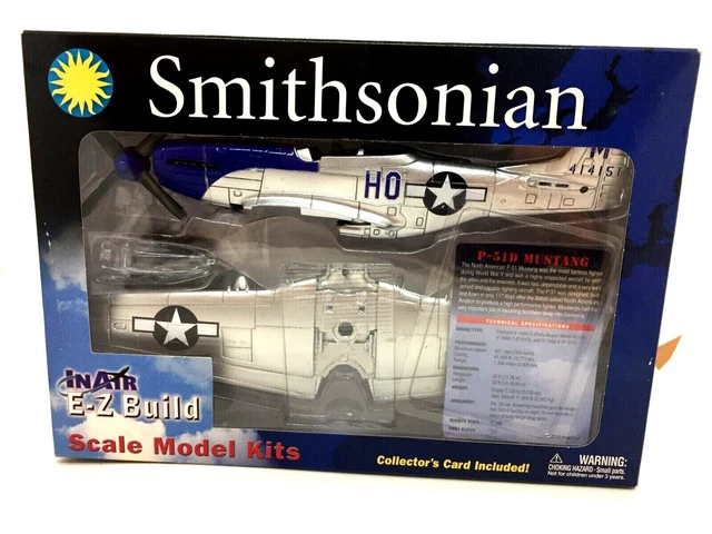 SMITHSONIAN IN AIR E~Z Build P-51D Mustang #3227 New $18.70 - PicClick