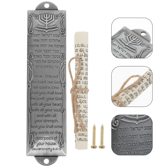 RELIGIOUS HOLY SCROLL Metal Toddler Classic Decorations Mezuzah £6.79 ...