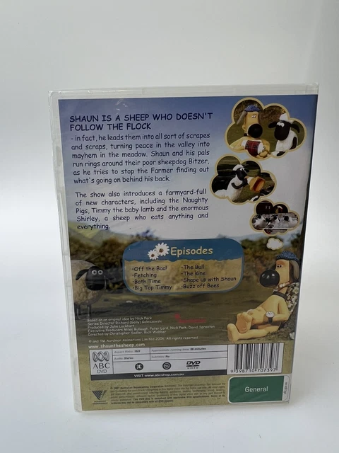 Shaun The Sheep Shape Up With Shaun Dvd 2007 Brand New Sealed 1090 Picclick Au