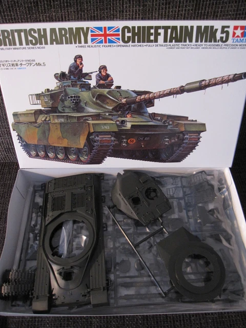BRITISH ARMY MAIN Battle Tank Chieftain Mk. 5 di Tamiya in scala 1:35 *NUOVO* EUR 24,90 ...