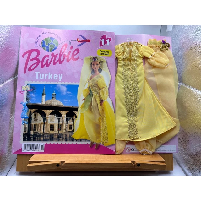DISCOVER THE WORLD With Barbie Turkey #11 - Outfit + Magazine £8.50 ...