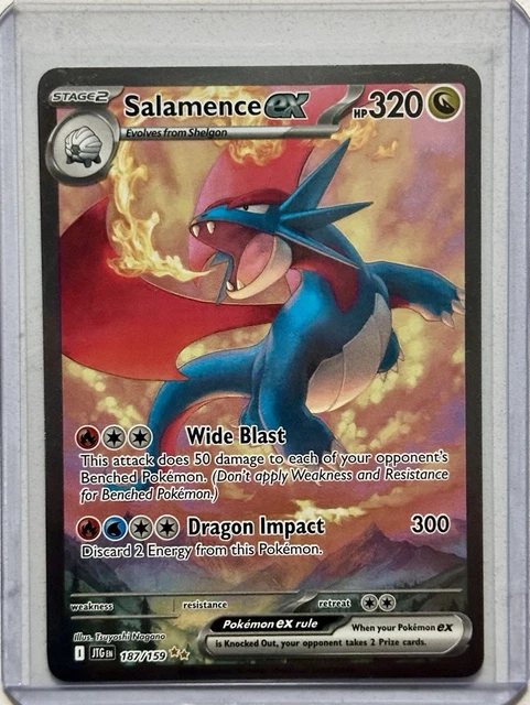 POKÉMON TCG JOURNEY Together SALAMENCE EX SPECIAL ILLUSTRATION RARE 187/159-Mint £70.88 ...
