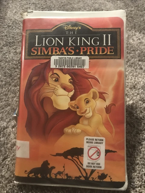 Le Roi Lion Ii 2 Simbas Pride Vhs 1998 Clamshell Walt Disney Eur 2 Porn Sex Picture 