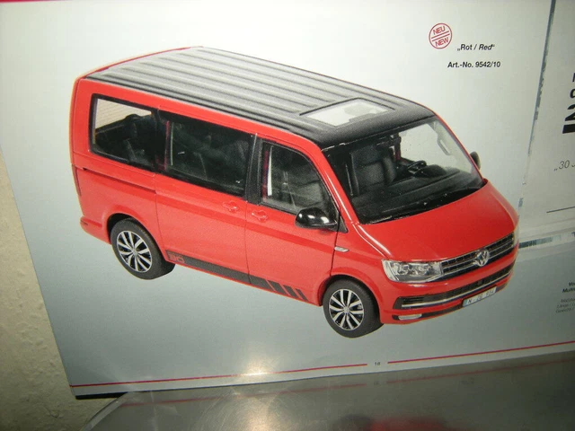 1:18 NZG VW T6 Multivan Edition 30 rot/red in OVP EUR 189,90 - PicClick DE